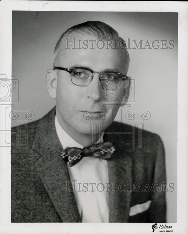 1959 Press Photo Greg B. Perry, Houston Port Bureau general manager ...