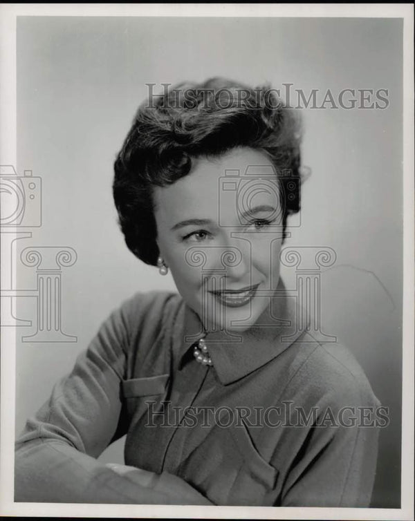 1956 Press Photo Actress Phyllis Thaxter - hpp06030 - Historic Images
