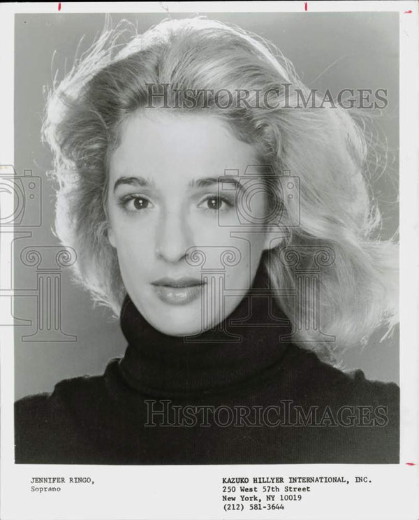 1979 Press Photo Jennifer Ringo, soprano for Texas Chamber of Orchestra ...