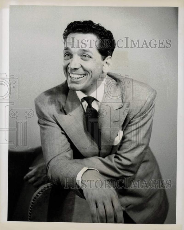 1956 Press Photo John Conte stars in "The Little Show," on NBC-TV ...