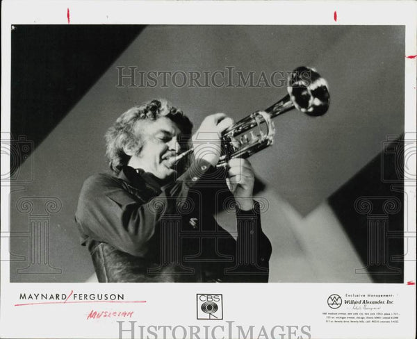 1975 Press Photo Maynard Ferguson, Canadian jazz trumpeter and bandlea ...