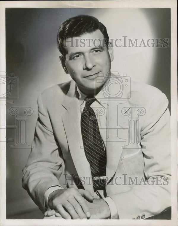 1955 Press Photo NBC Commentator Frank Blair - hpp17150 - Historic Images