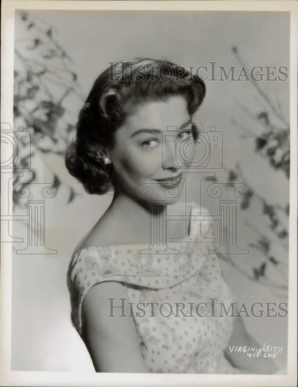 1956 Press Photo Actress Virginia Leith - hpp22492 - Historic Images