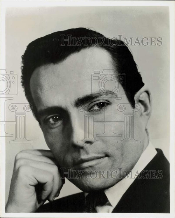 1958 Press Photo Actor Hurd Hatfield - hpp22705 - Historic Images