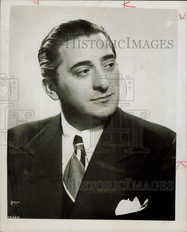 1956 Press Photo Jan Pierce, Tenor - hpp23898 - Historic Images