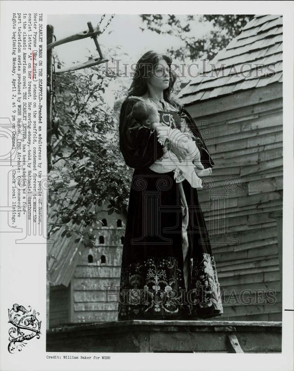 Press Photo Actress Meg Foster as Hester Prynne in "The Scarlet Letter ...