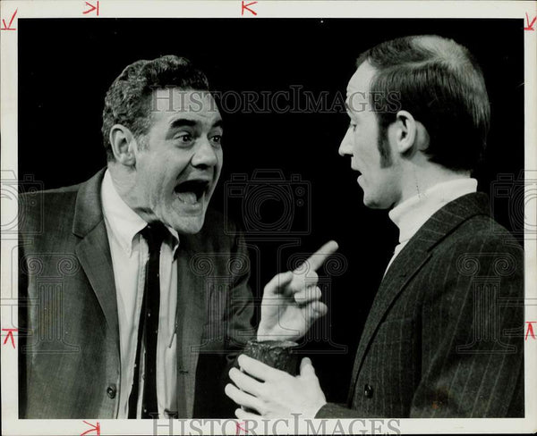 1969 Press Photo Actors Bob Larkin & John Remme in "Generation ...