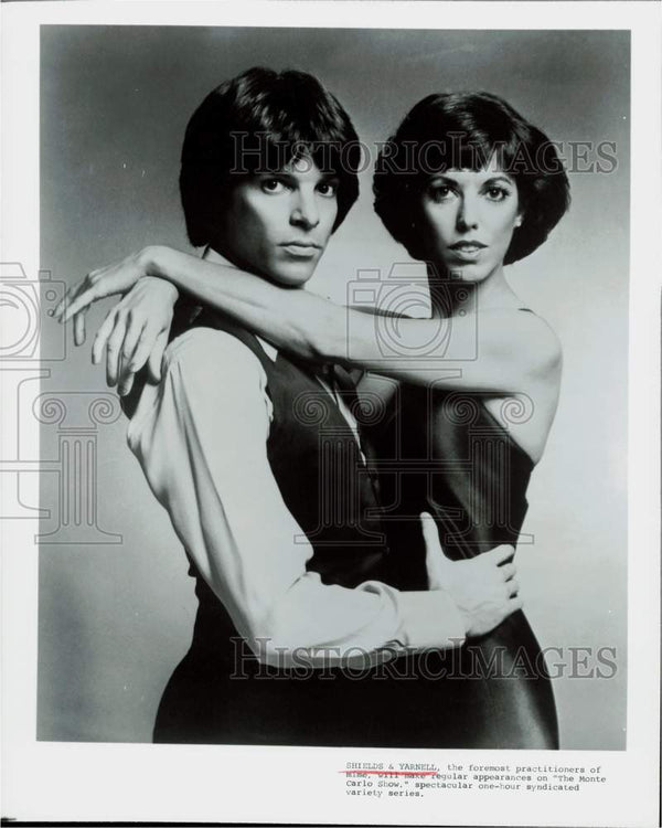 Press Photo Shields & Yarnell, Mime Duo - hpp27667 - Historic Images