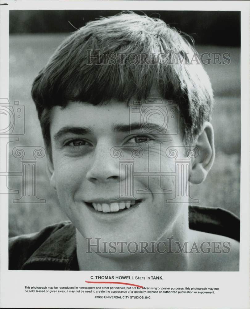 1983 Press Photo Actor C. Thomas Howell Stars in "Tank" - hpp28807 ...