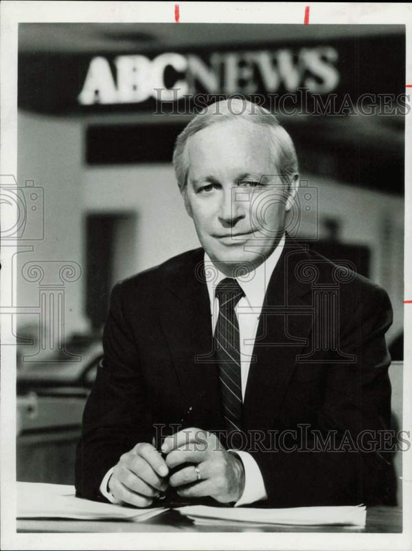 1980 Press Photo Frank Reynolds, ABC News Anchor - hpp31939 - Historic ...