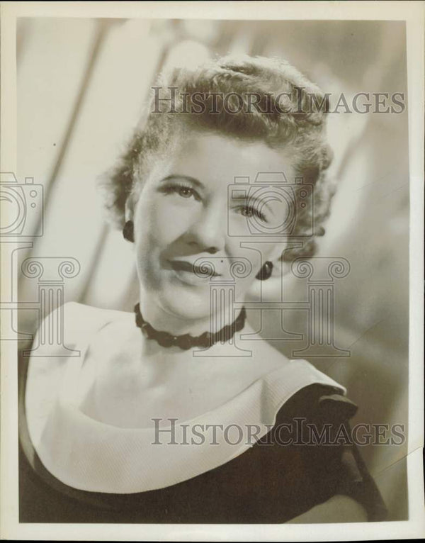 1956 Press Photo Ruth Lyons, Star of "50 Club" - hpp32609 - Historic Images