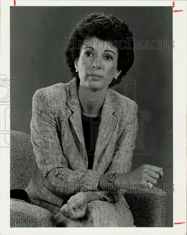 1985 Press Photo Author Betty Rollin - hpp33326 - Historic Images