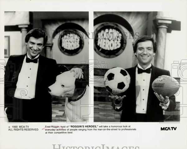 1990 Press Photo Fred Roggin, Host of "Roggin's Heroes" - hpp33949 ...