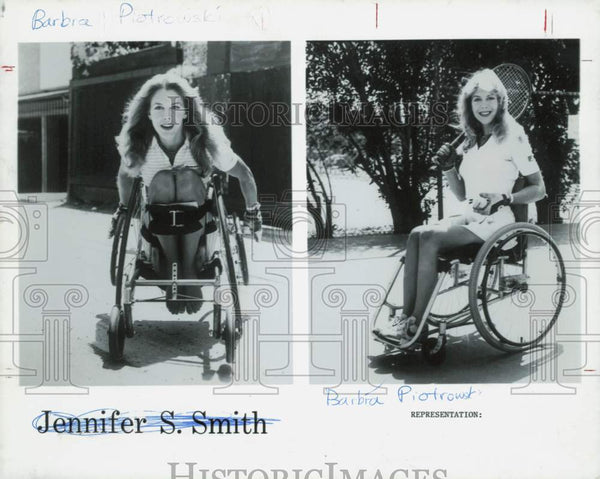 1984 Press Photo Barbra Piotrowski, Houston Model Paralyzed in Shooting ...