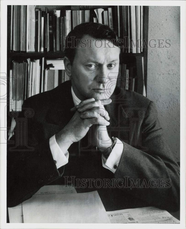 Press Photo James Reston, New York Times' White House Reporter ...