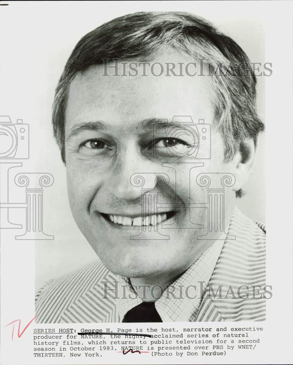 Press Photo George H. Page, Host of "Nature" TV Series - hpp34734 ...