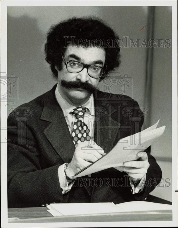 1973 Press Photo Gene Shalit, a panelist on "Today," on NBC Television ...
