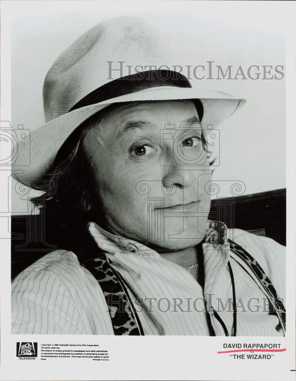 1986 Press Photo David Rappaport stars in the title role on "The Wizard ...