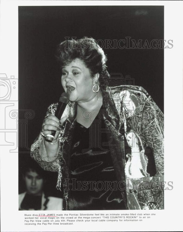 Press Photo Singer Etta James in "This Country's Rockin'" - hpp39443 ...
