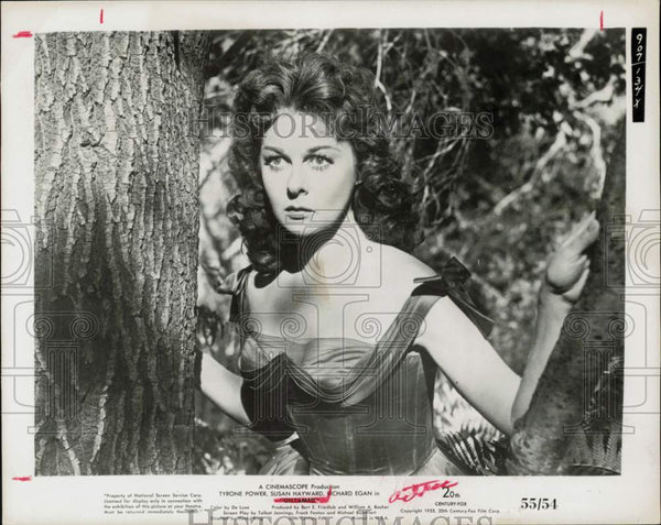 1955 Press Photo Actress Susan Hayward in "Untamed" Movie - hpp42763 ...