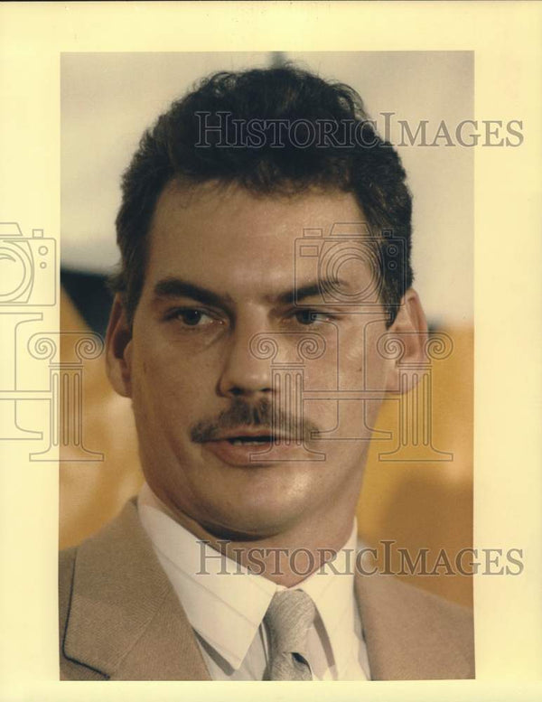 1988 Press Photo Houston Astros pitcher Jim Clancy at Astrodome ...