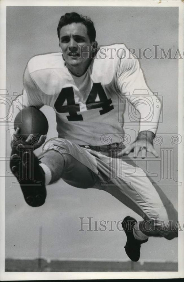 1958 Press Photo Jerry Norton #44 runs with football. - hps13171 ...