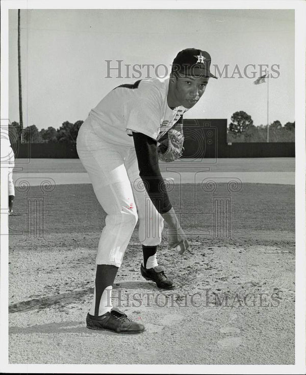 1970 Press Photo Houston Astros baseball pitcher Scipio Spinks - hps16 ...