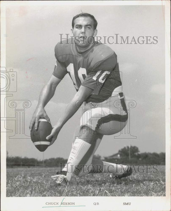 1968 Press Photo Southern Methodist college football player Chuck ...