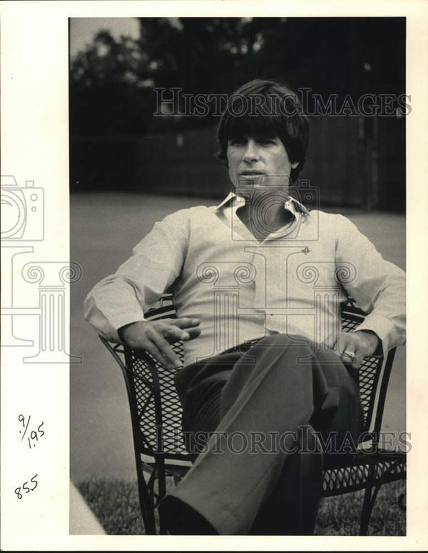 1984 Press Photo Tennis coach Mike Estep - hps20525 - Historic Images