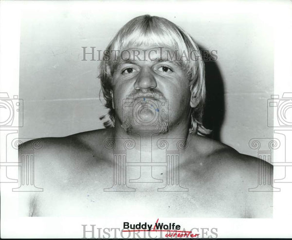 Press Photo Wrestler Buddy Wolfe - hpx00471 - Historic Images