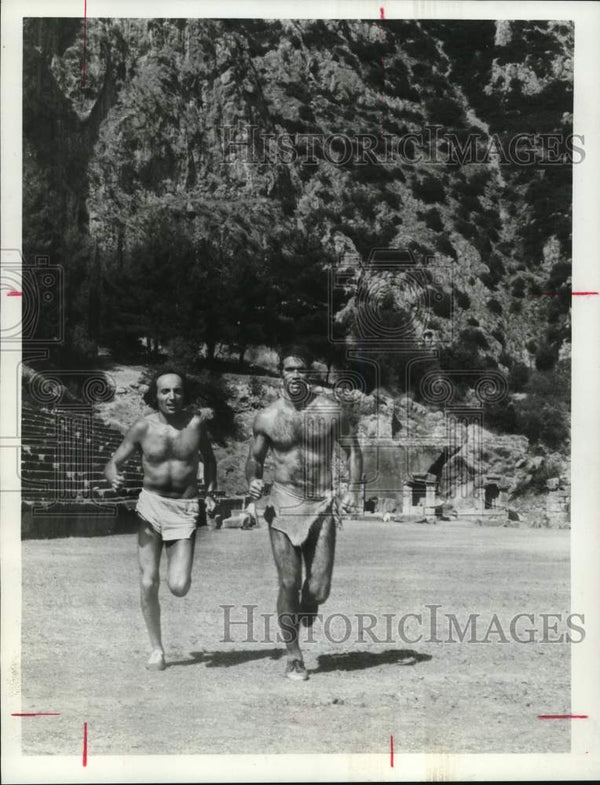 1972 Press Photo Author Erich Segal with Bill Toomey - hpx02720 ...