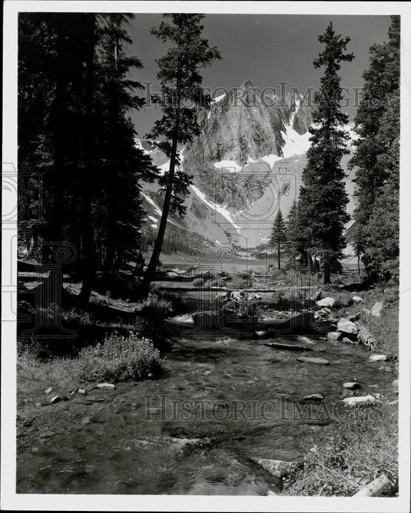 1980 Press Photo A wonderous view of Hagerman Peak and Snowmass Lake in ...