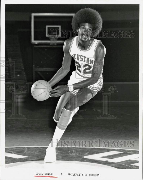 1973 Press Photo Louis Dunbar, basketball forward for University of ...
