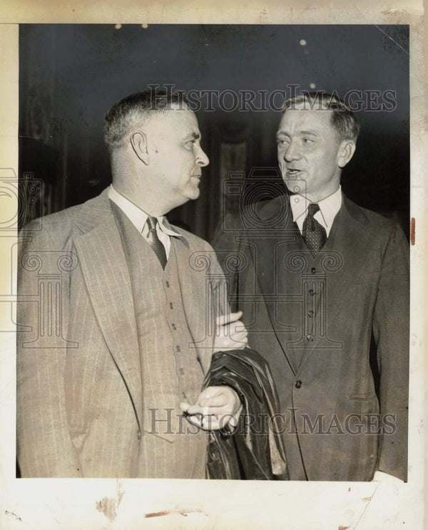 1939 Press Photo Wiley Rutledge & William O. Douglas appointed to Court ...