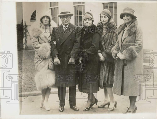 1927 Press Photo Louis Mayer of MGM posed with family. - kfa18655 ...