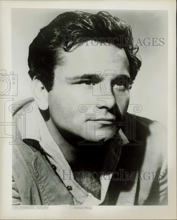 1963 Press Photo Actor Peter Falk - lra18842 - Historic Images