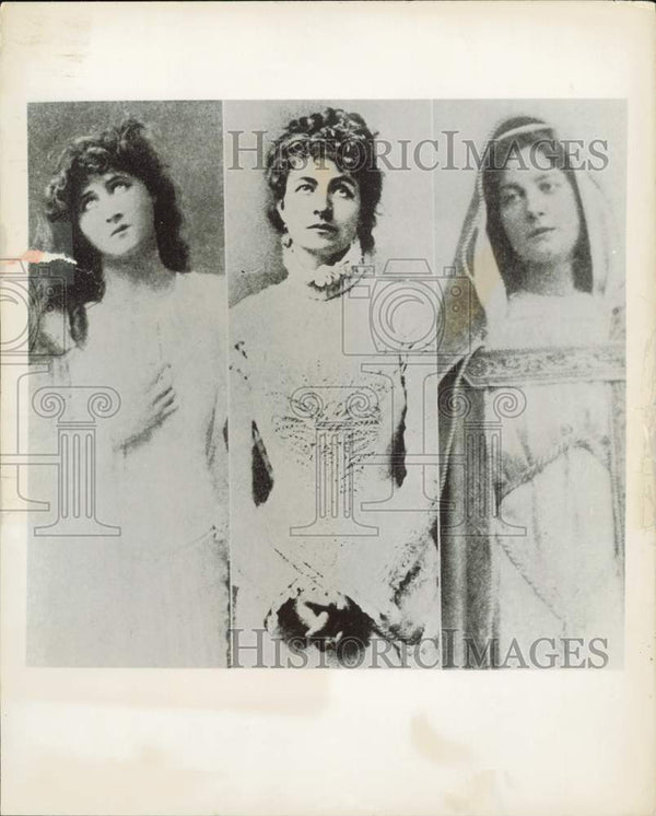 Press Photo Mary Anderson, Helena Modjeska, Eleanor Robson in "Romeo ...