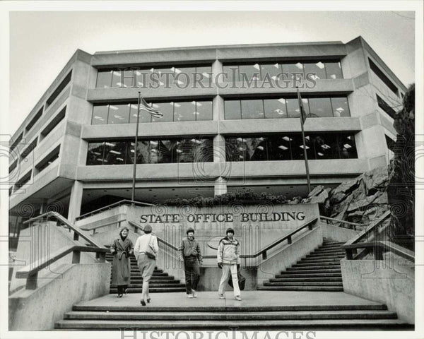 1984 Press Photo State Office Building in Juneau, Alaska - lrb16723 ...