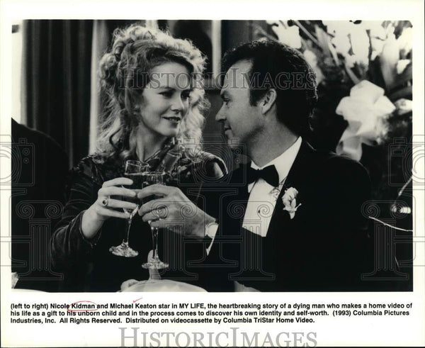 1993 Press Photo Nicole Kidman and Michael Keaton star in "My Life ...