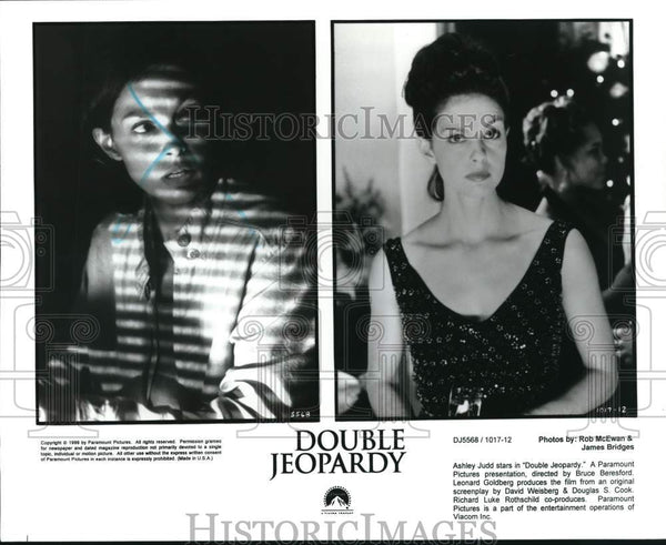 1999 Press Photo Ashley Judd stars in the film, "Double Jeopardy" - lr ...