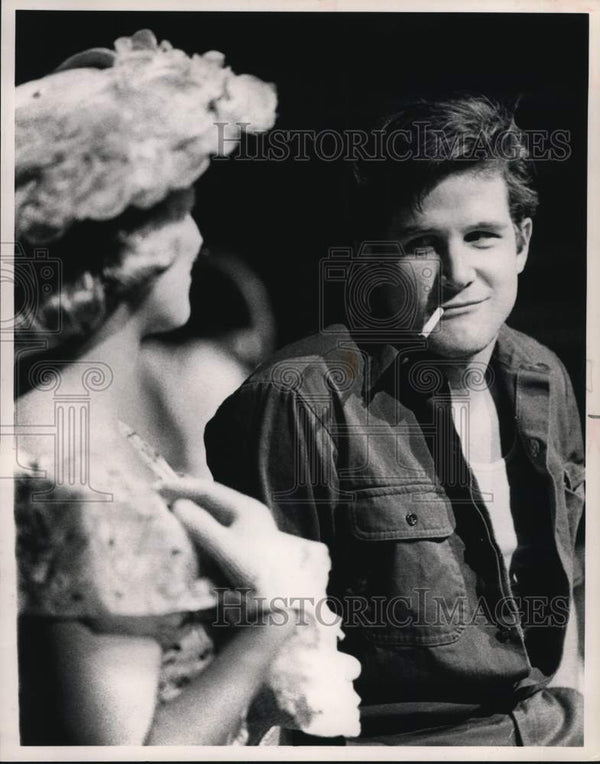 1988 Press Photo Don K. Williams and Janine Miskulin in A Streetcar ...
