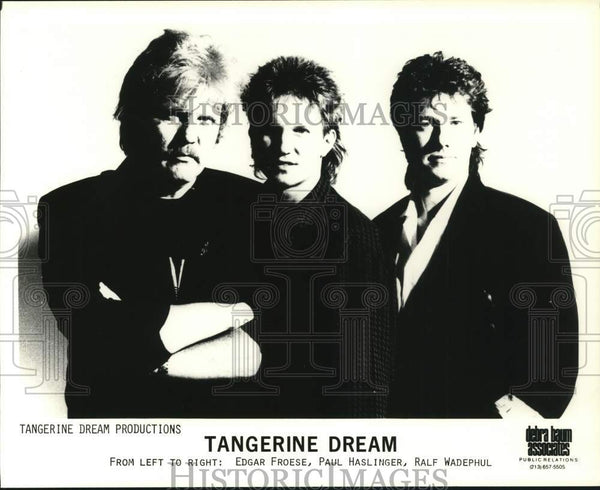 1989 Press Photo Tangerine Dream, Music Group - lrp66982 - Historic Images