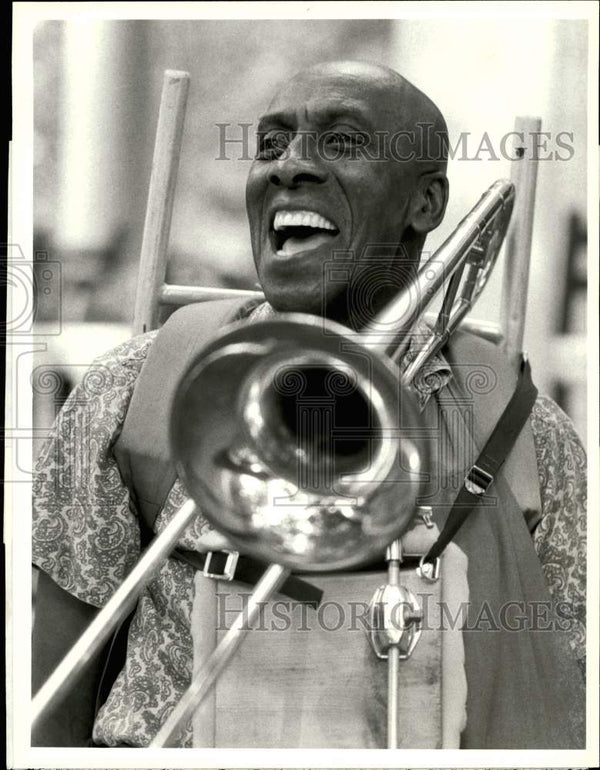 1980 Press Photo Actor Scatman Crothers in "Sunshine's On the Way ...