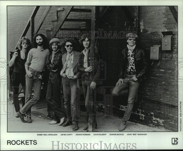 1981 Press Photo American rock band "Rockets - lrx33405 - Historic Images