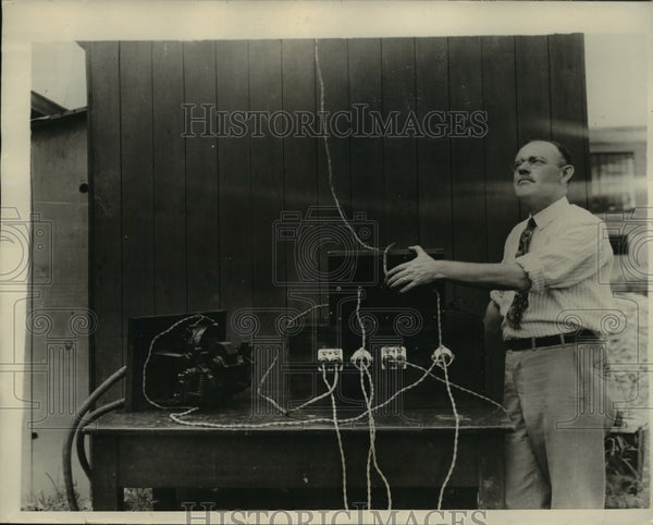 1927 Press Photo T. Spooner, Westinghouse research engineer - Historic ...