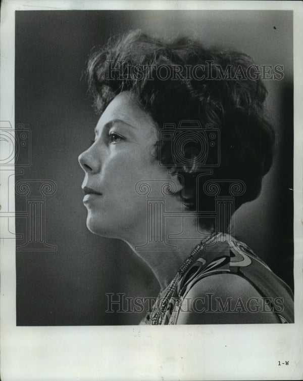 1972 Press Photo English mezzo-soprano Janet Baker will sing at the PAC ...