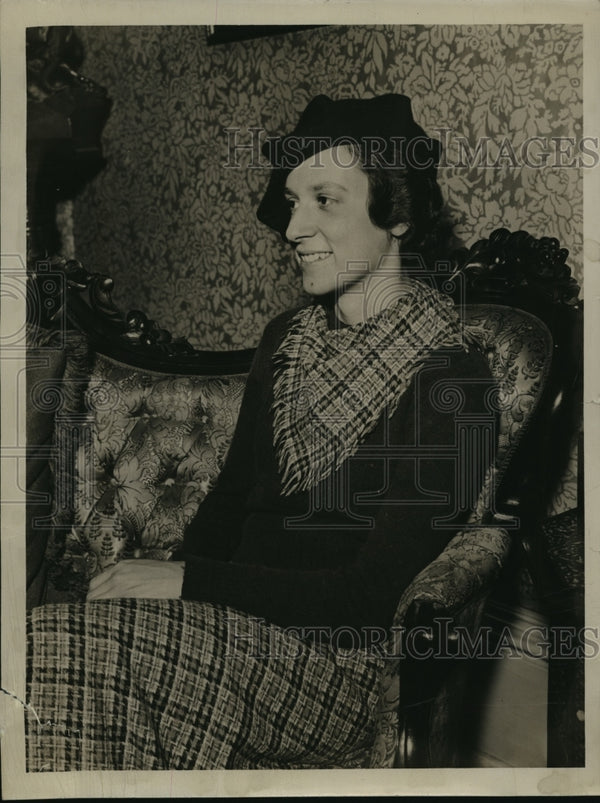 1934 Press Photo Lydia Hickcox - Historic Images
