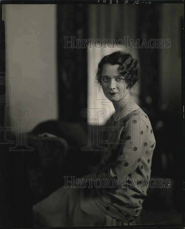 Press Photo Miss Carol Bird, daughter of the John Birds - Historic Images