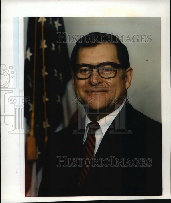 1993 Press Photo Bob Traxler, former representative - Historic Images