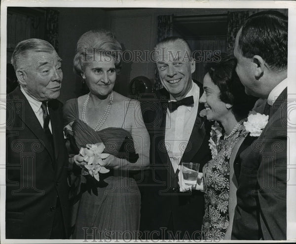 1966 Press Photo Chancellor and Mrs. J. Martin Klotsche as guests of ...